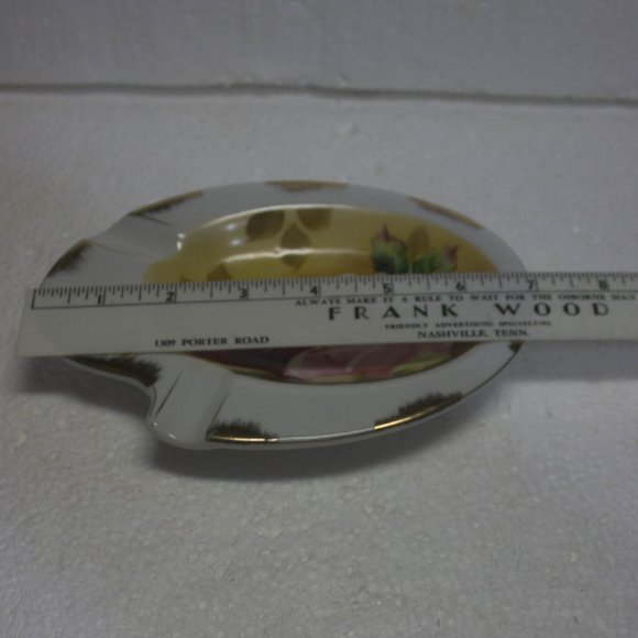 Lefton | Accents | Vintage Lefton China Hand Painted Rose Ashtray With ...